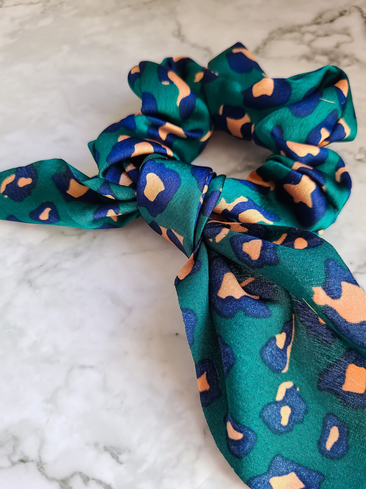 Rainforest Cheetah Scrunchie – Cities and Oceans